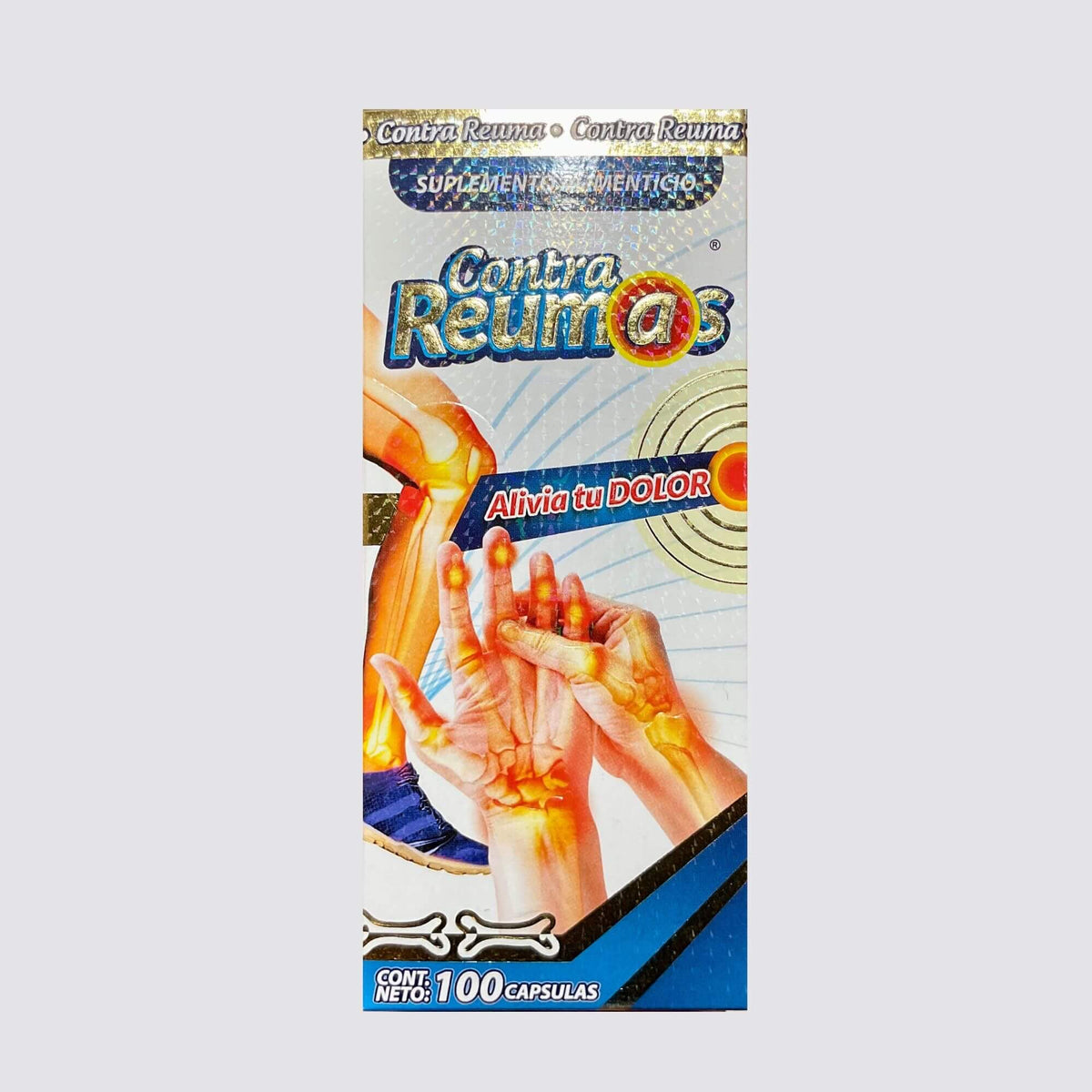 Contra Reumas - 100 Capsules. 400mg. – El Paisa Mercadito