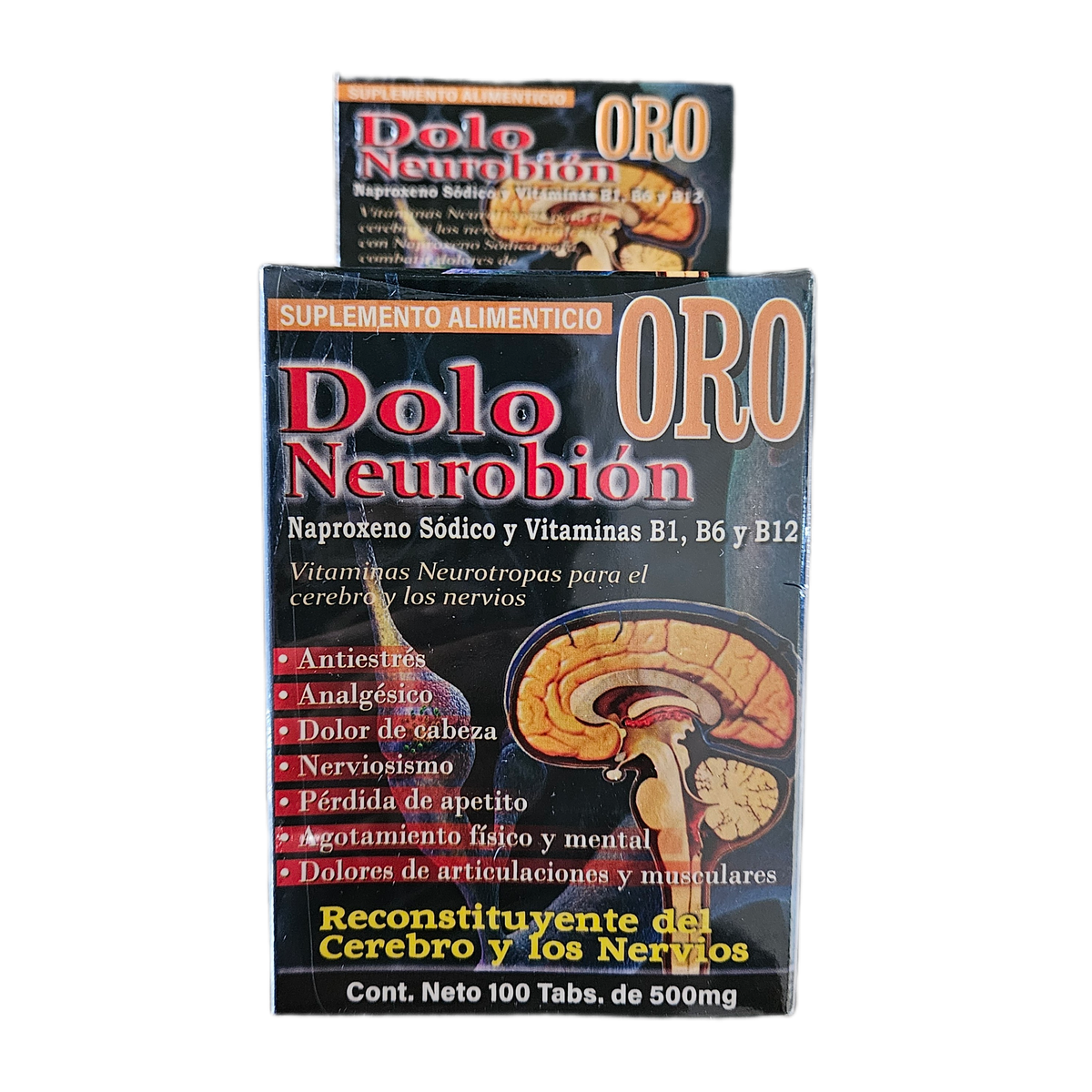 Dolo Neurobión - 100 Capsules. 500 mg. – El Paisa Mercadito